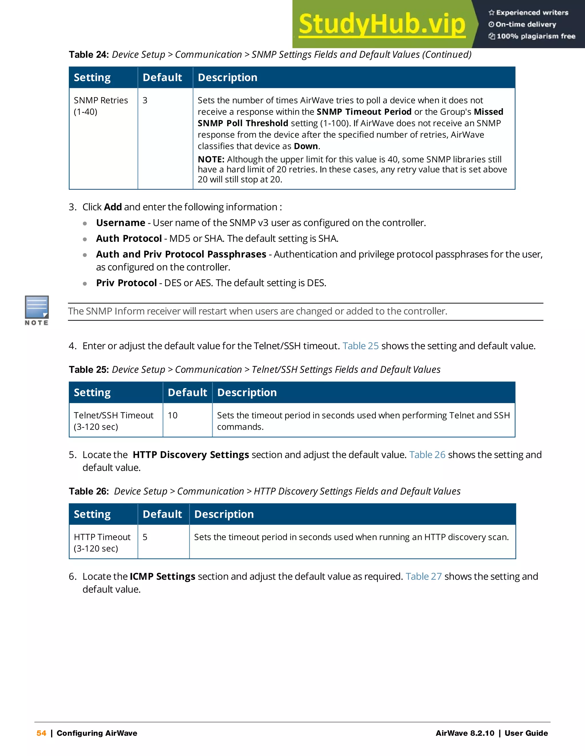 AirWave 8.2.10 User Guide | PDF