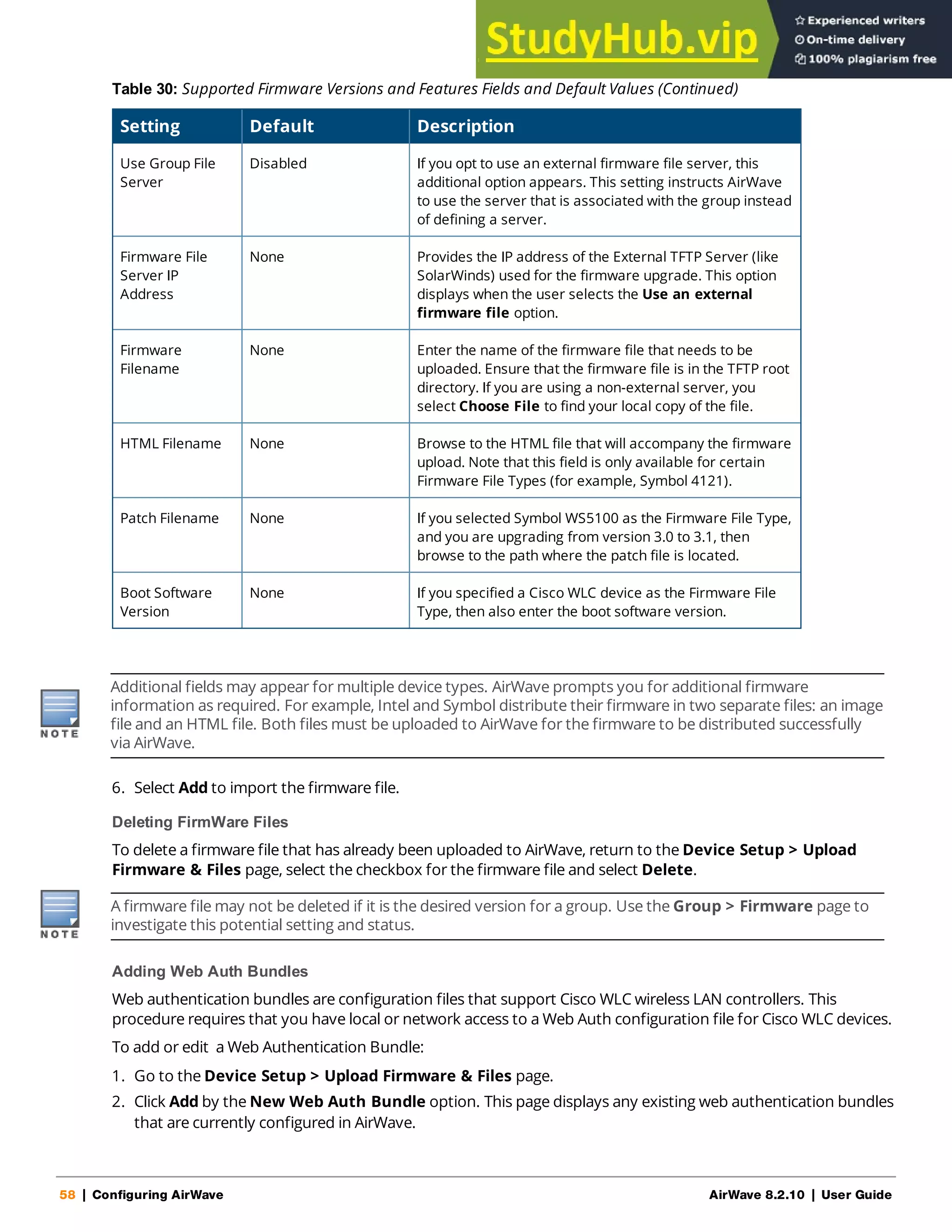 AirWave 8.2.10 User Guide | PDF