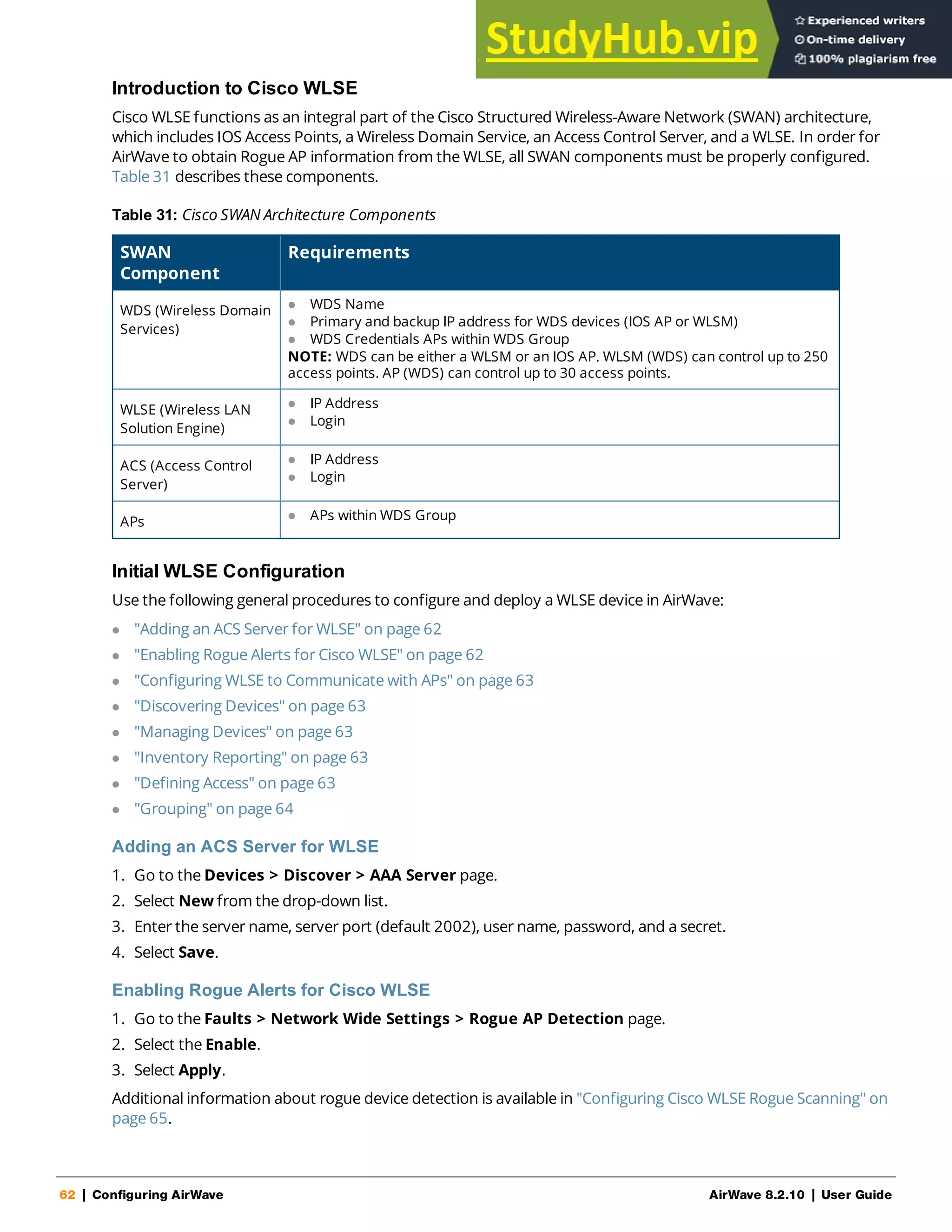 AirWave 8.2.10 User Guide | PDF