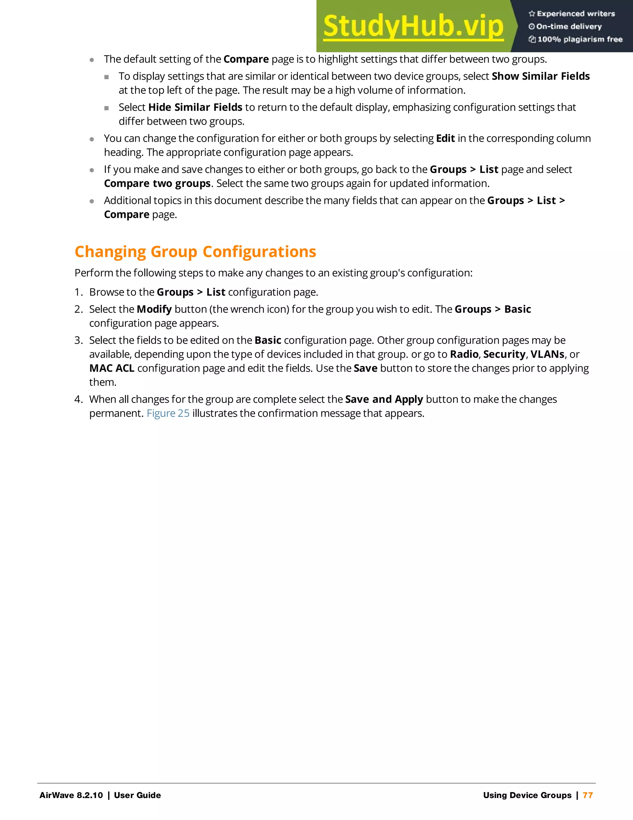 AirWave 8.2.10 User Guide | PDF