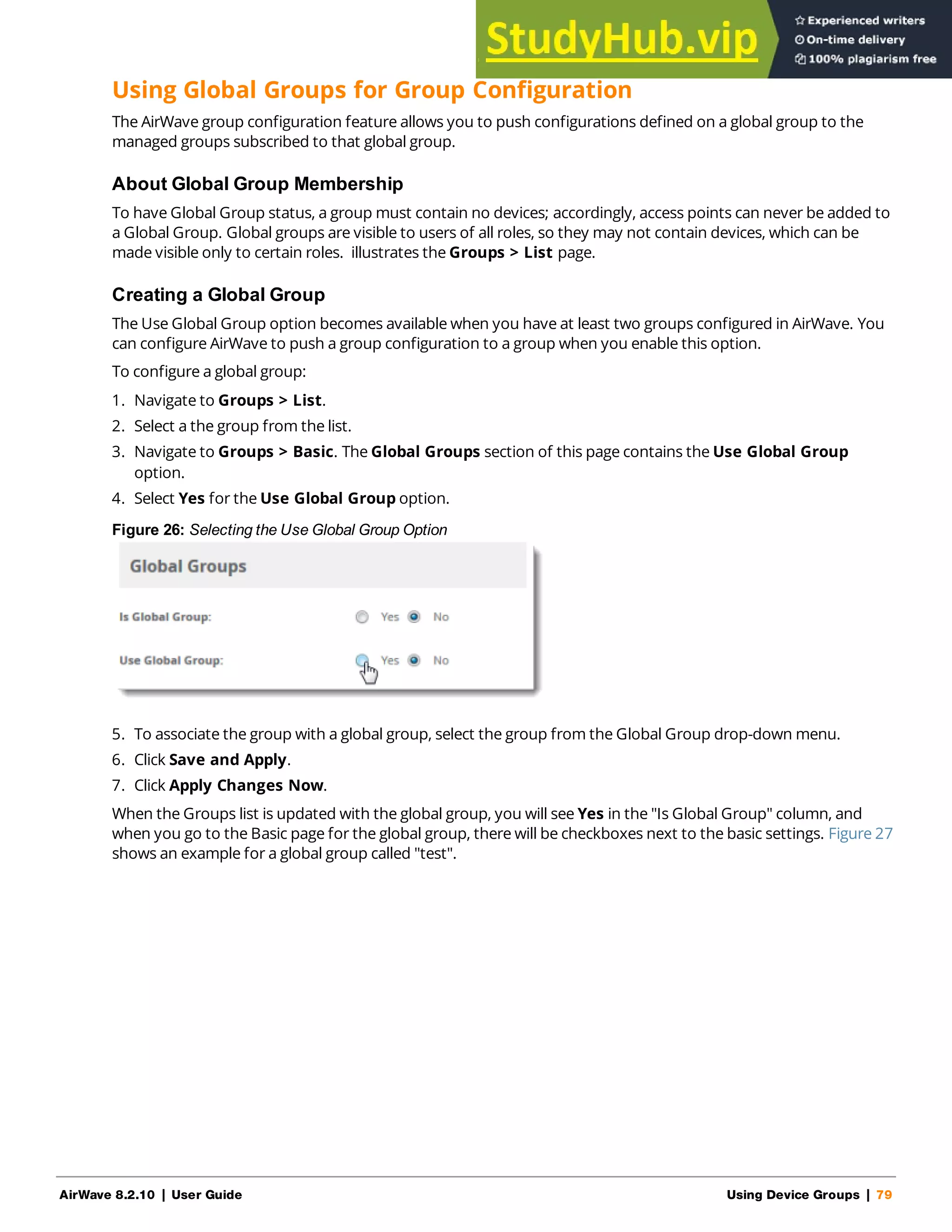 AirWave 8.2.10 User Guide | PDF