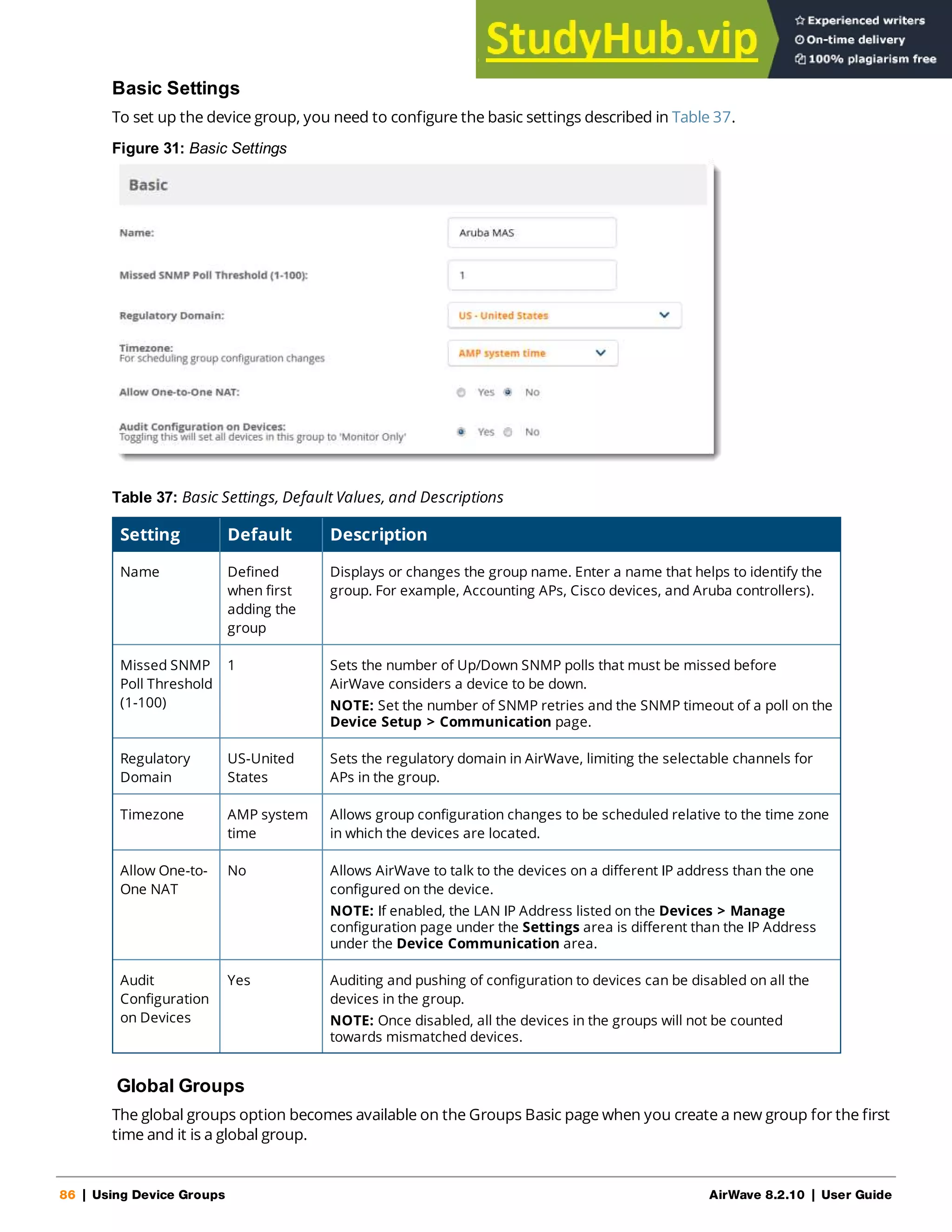 AirWave 8.2.10 User Guide | PDF