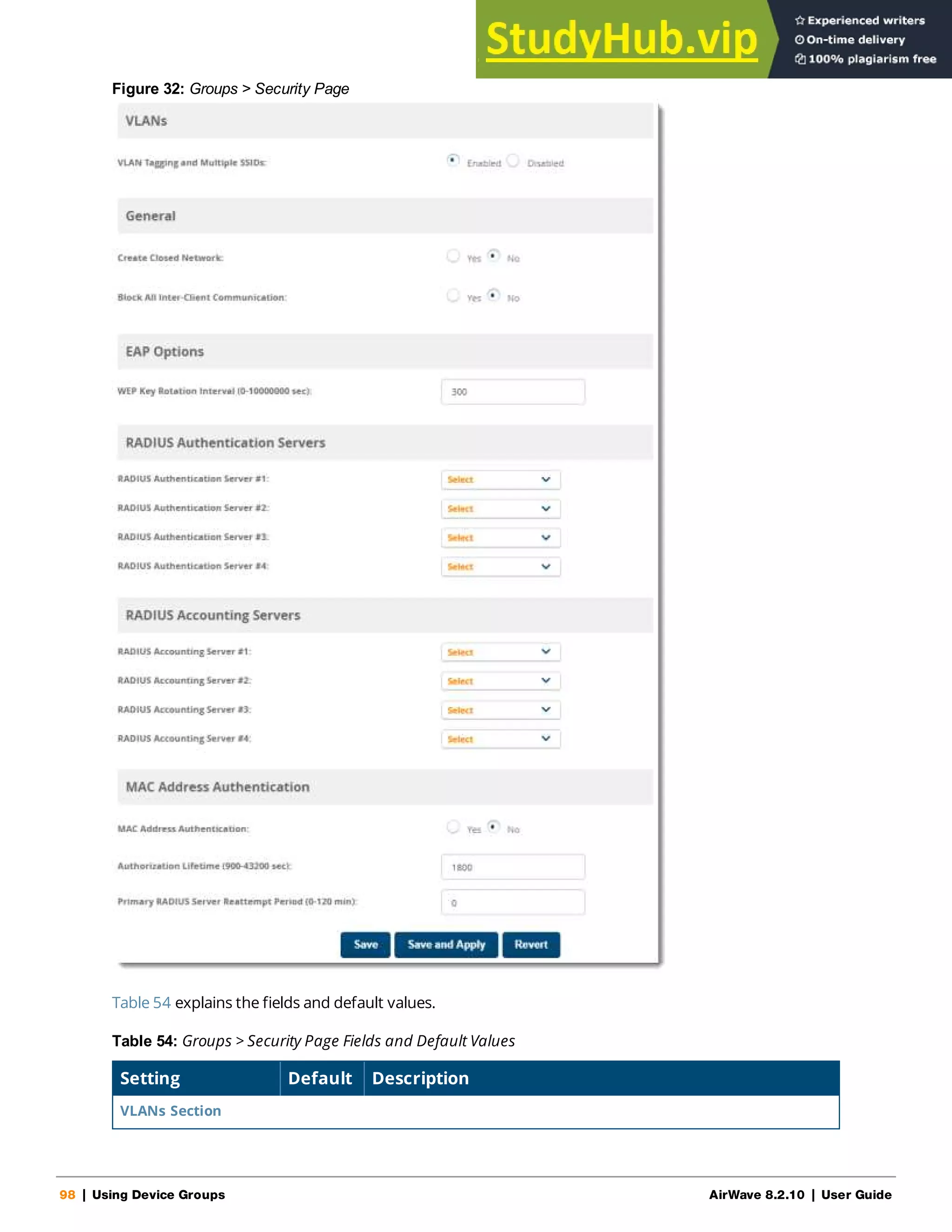 AirWave 8.2.10 User Guide | PDF
