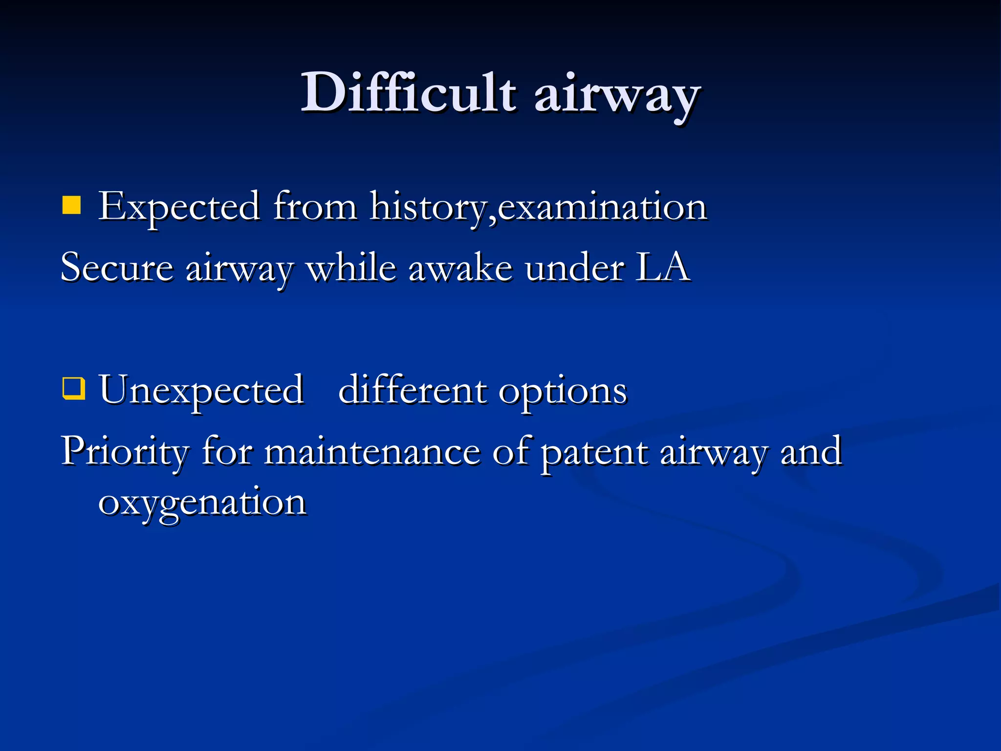 Airway Evaluation and Management | PPT