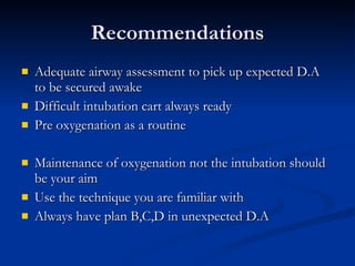 Airway Evaluation and Management | PPT