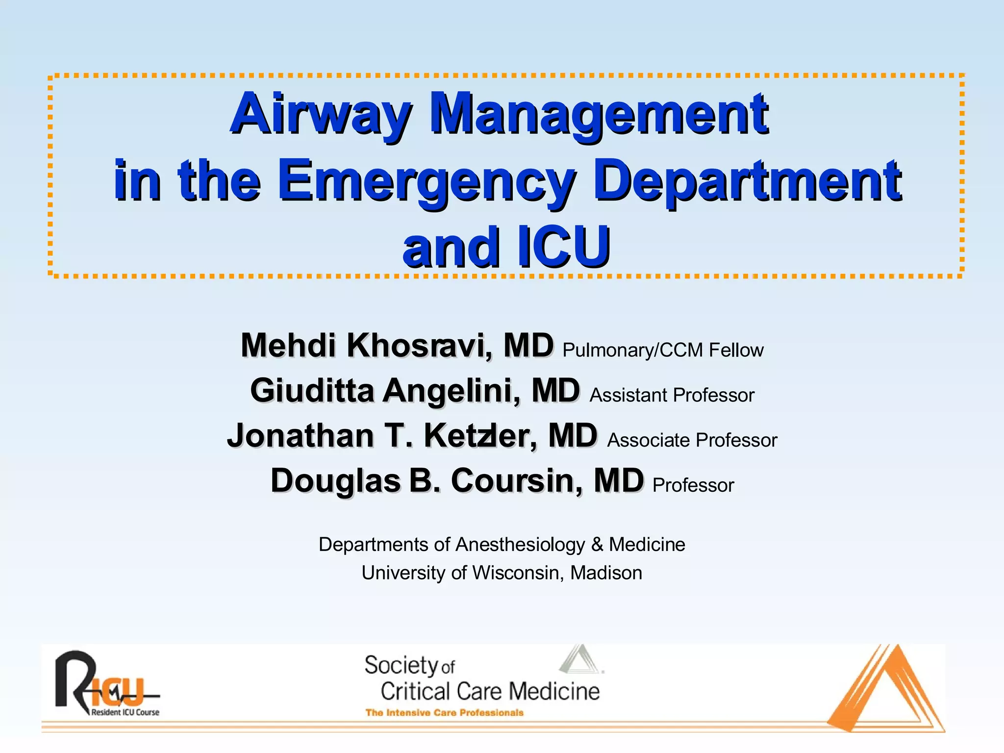 Airway Management | PPT