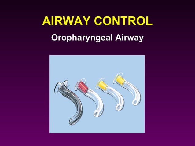 Airway adjuncts and management in ACLS | PPT | First Aid | Injuries