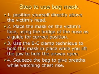 Airway adjuncts & ambu bagging | PPT