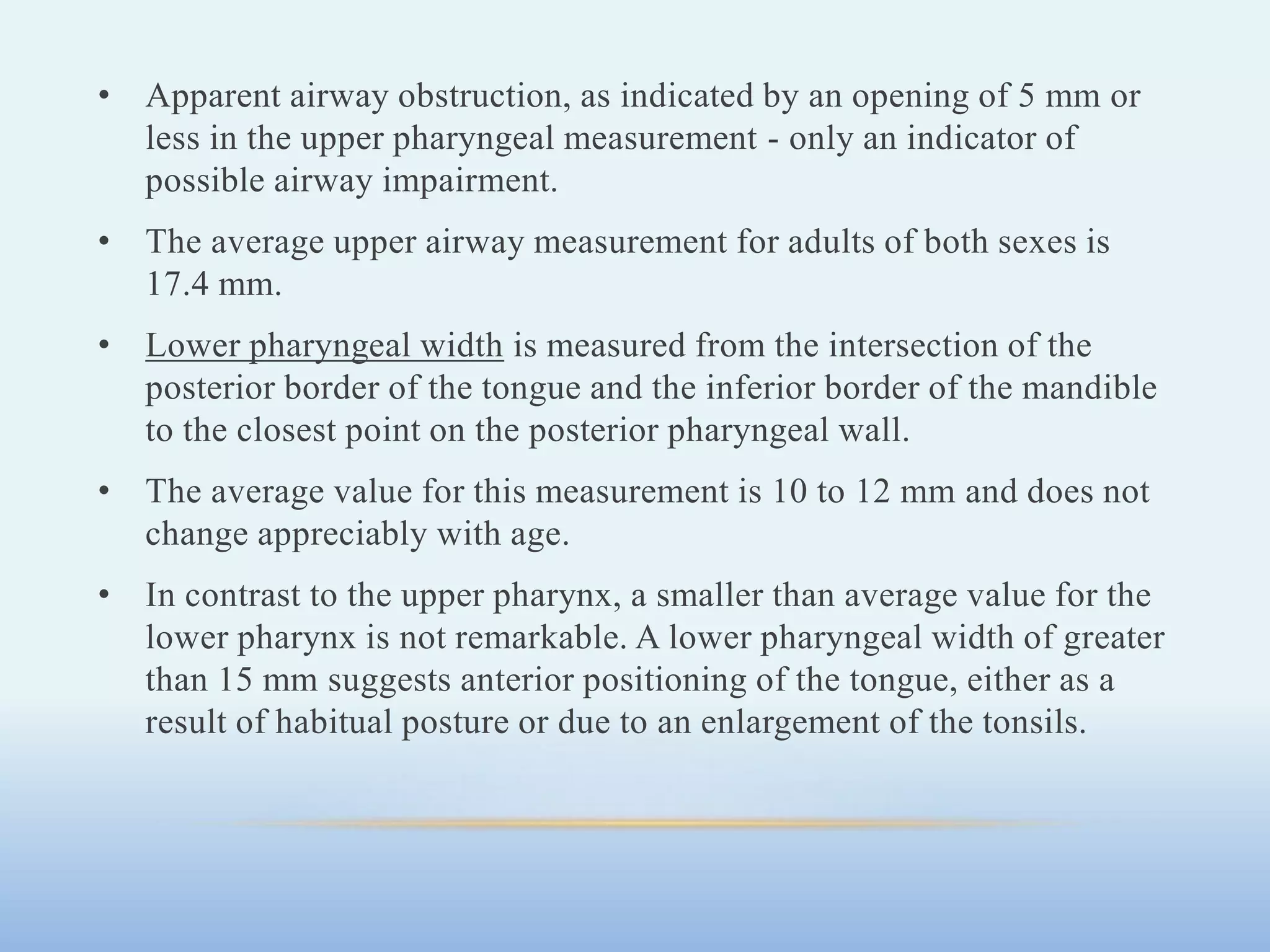 Airway analysis and its relevance in orthodontics | PPTX