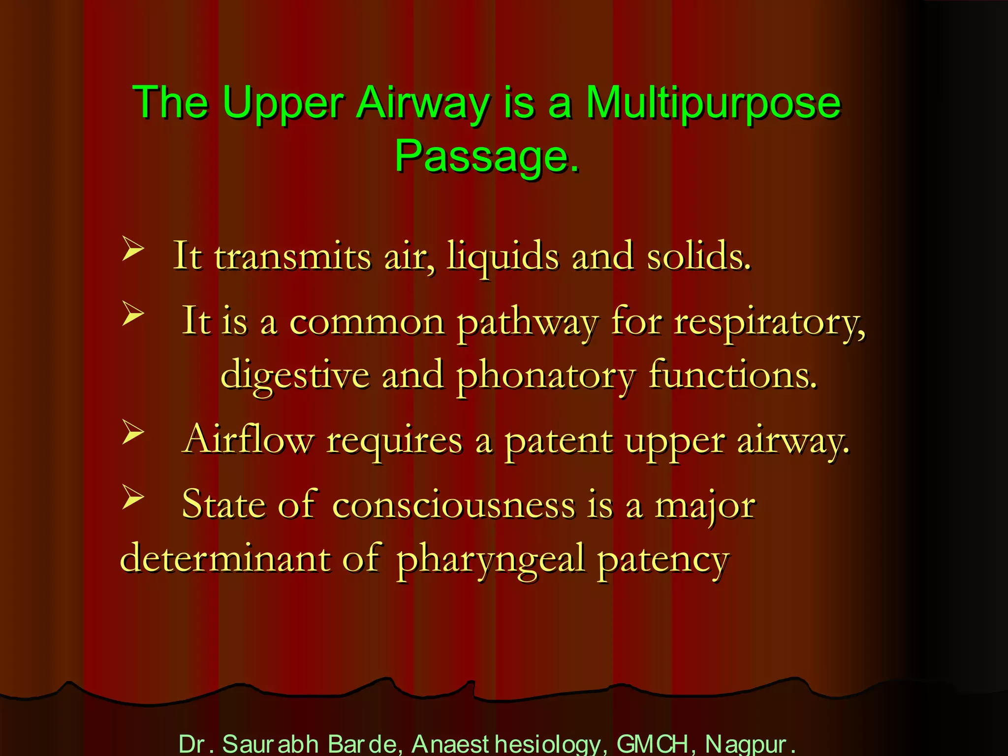 Airway anatomy | PPT