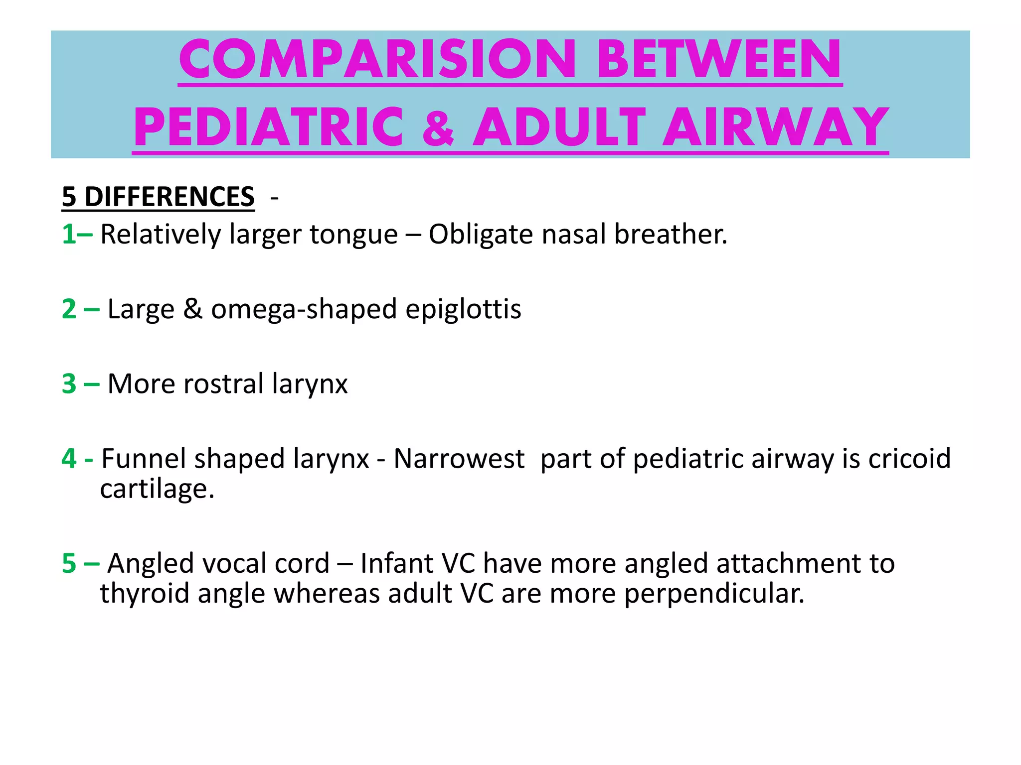 Airway anatomy its assessment and anaesthetic implication | PPTX