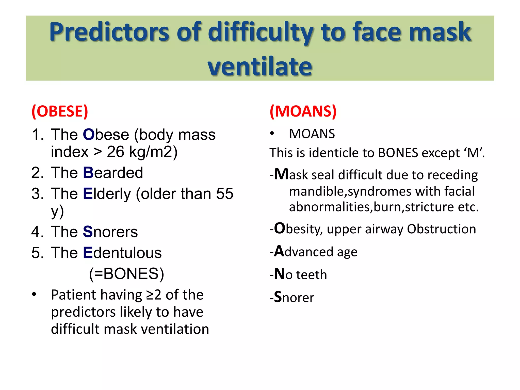 Airway anatomy its assessment and anaesthetic implication | PPTX