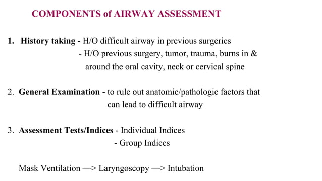 Airway Anatomy & Evaluation PPT.pptx | Free Download