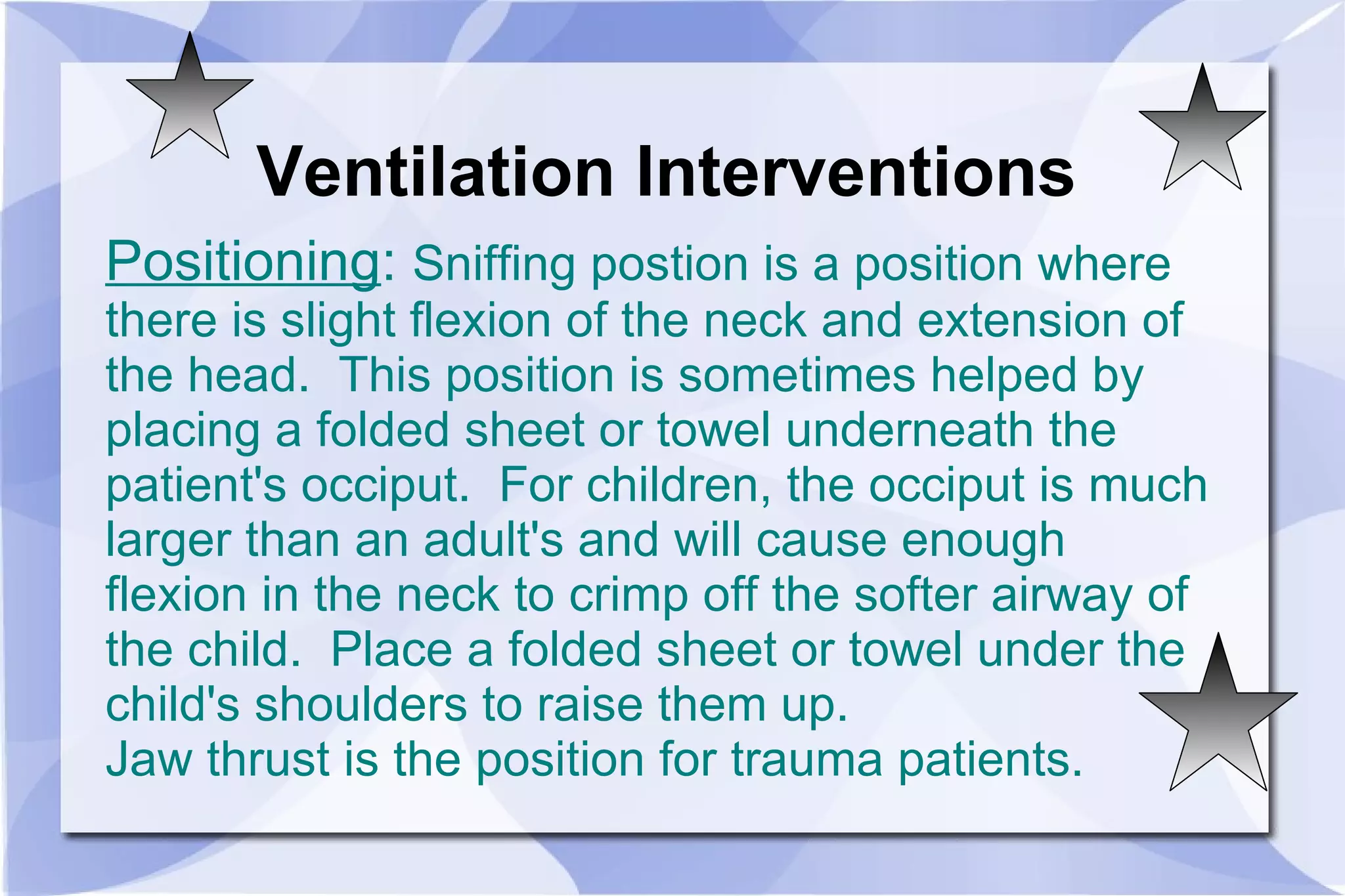 Airway and breathing | PPT
