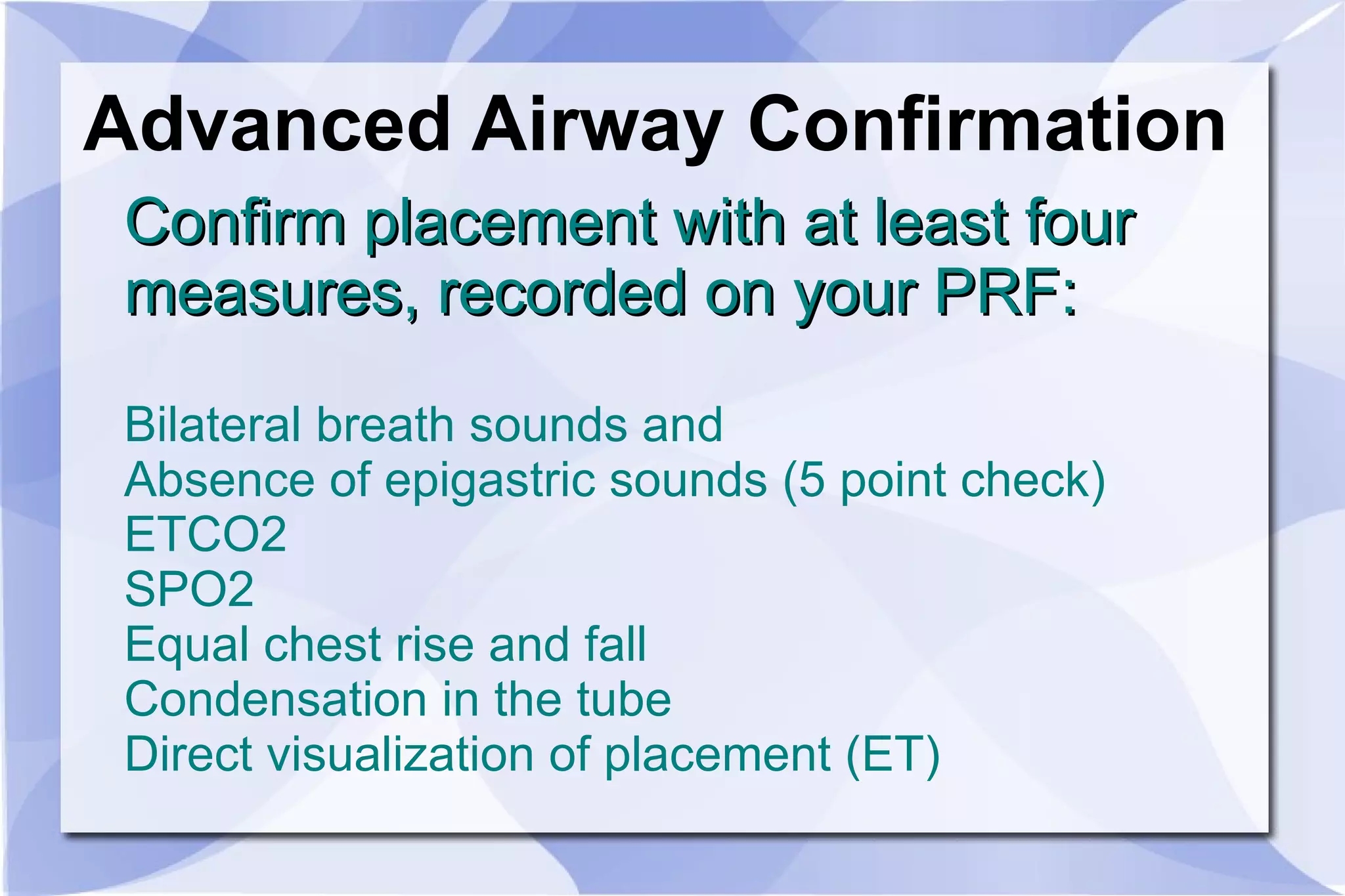 Airway and breathing | PPT