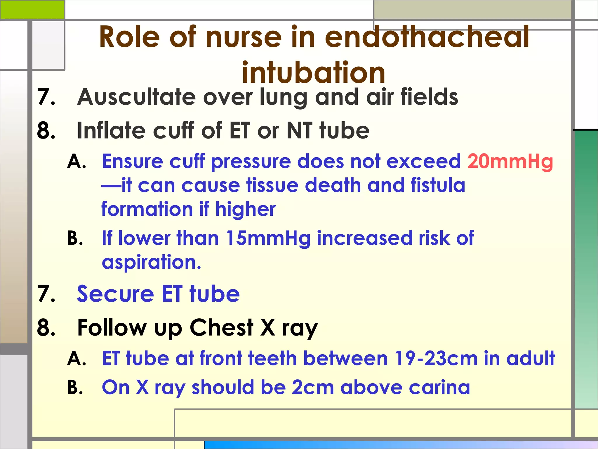 Airway and ventilation management | PPT