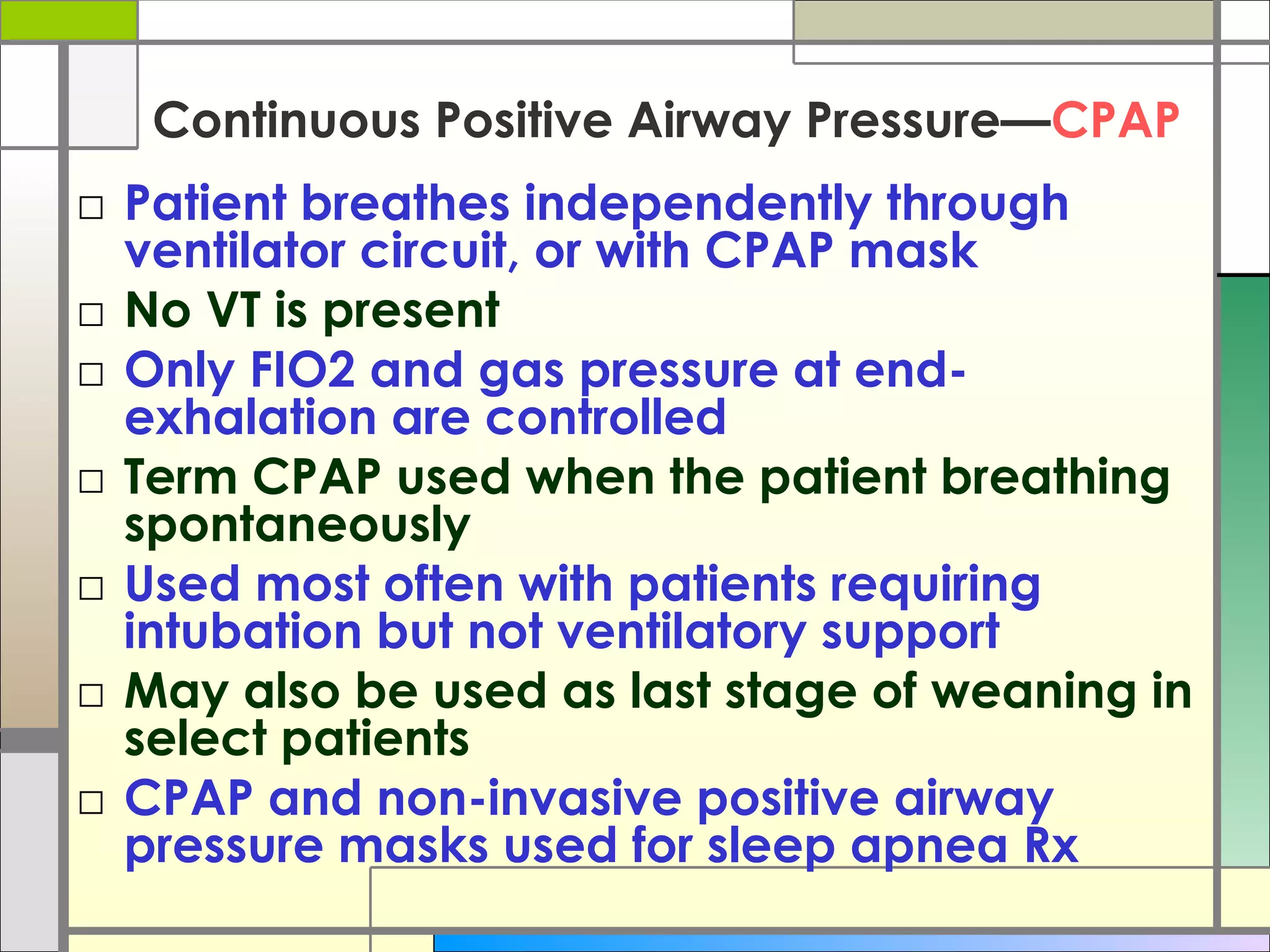 Airway and ventilation management | PPT