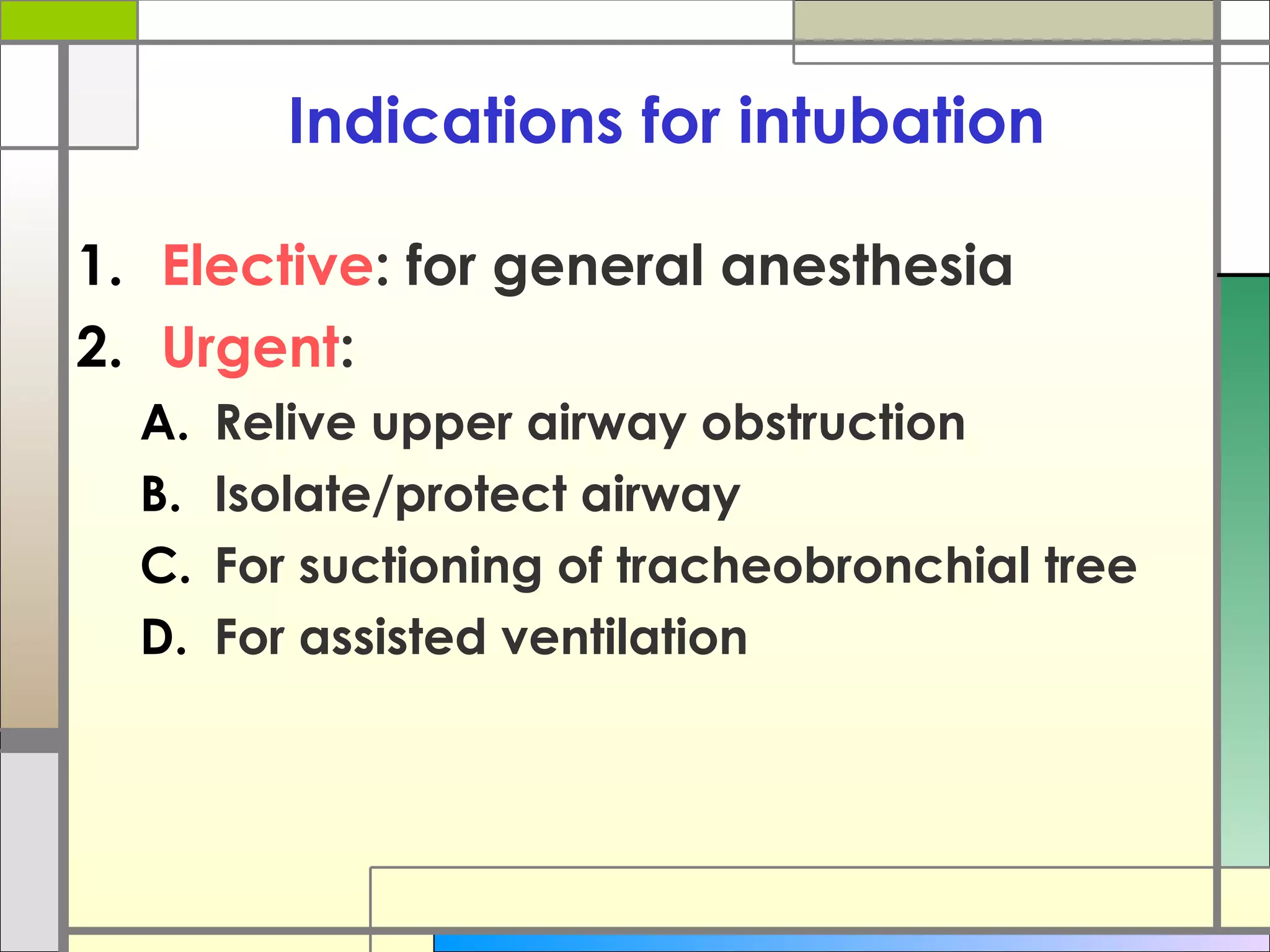 Airway and ventilation management | PPT