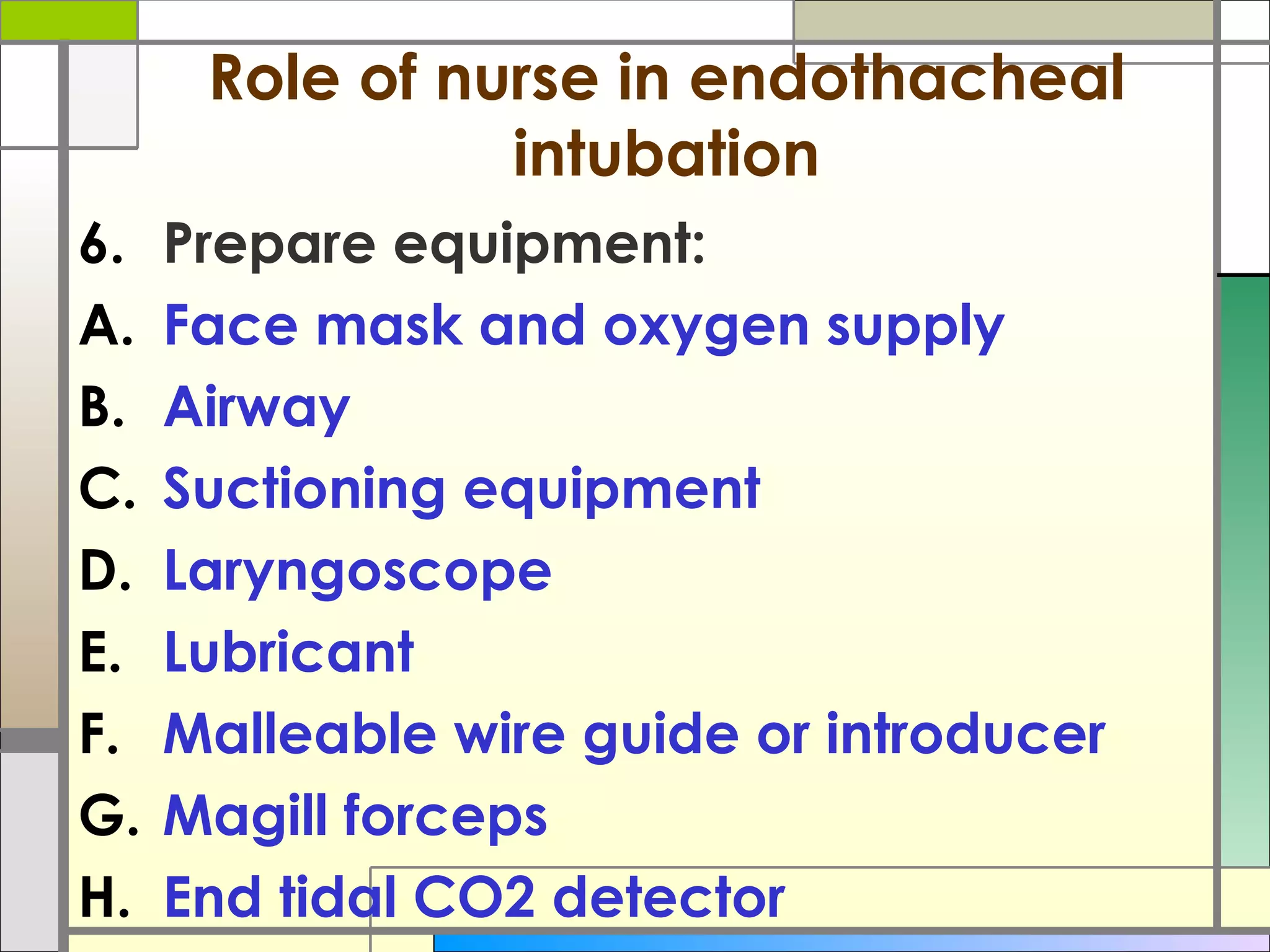 Airway and ventilation management | PPT