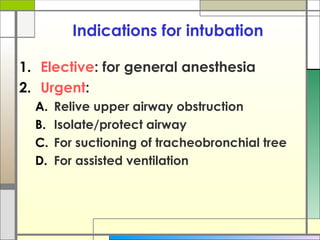 Airway and ventilation management | PPT