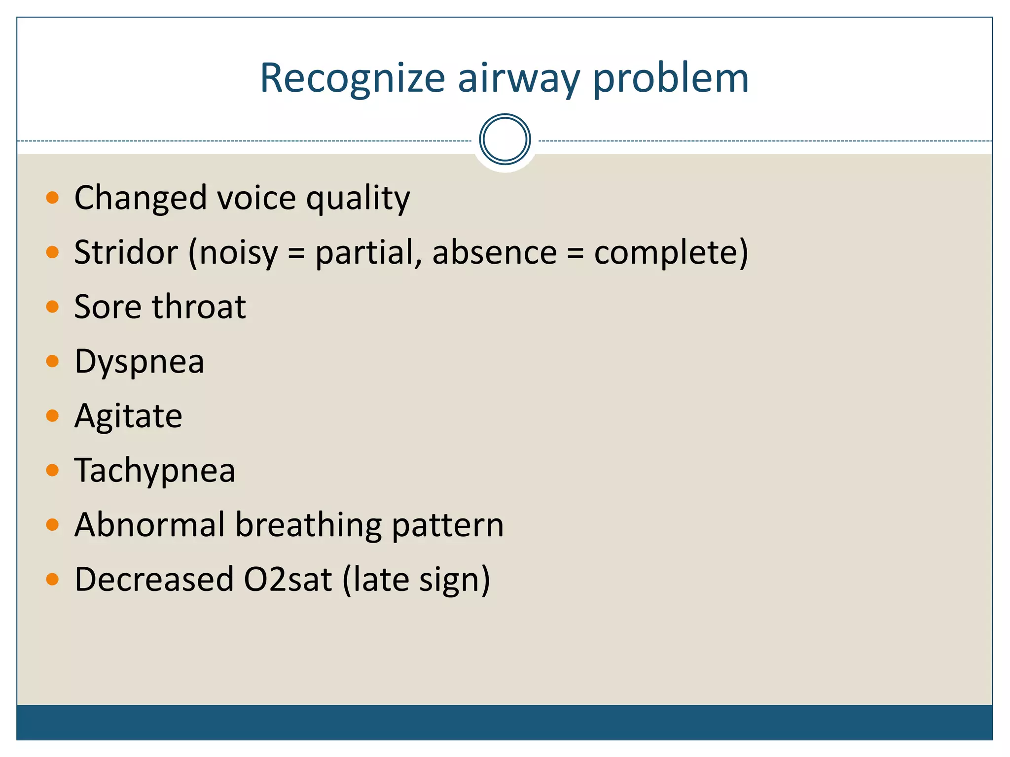 Airway and ventilatory management in trauma | PPTX