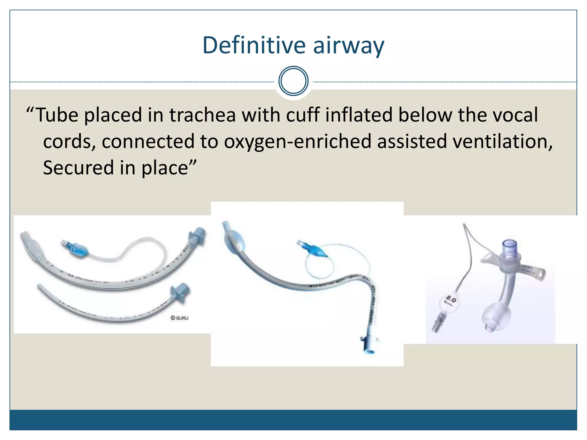 Airway and ventilatory management in trauma | PPTX