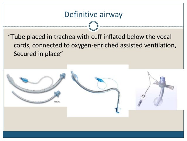 Airway and ventilatory management in trauma