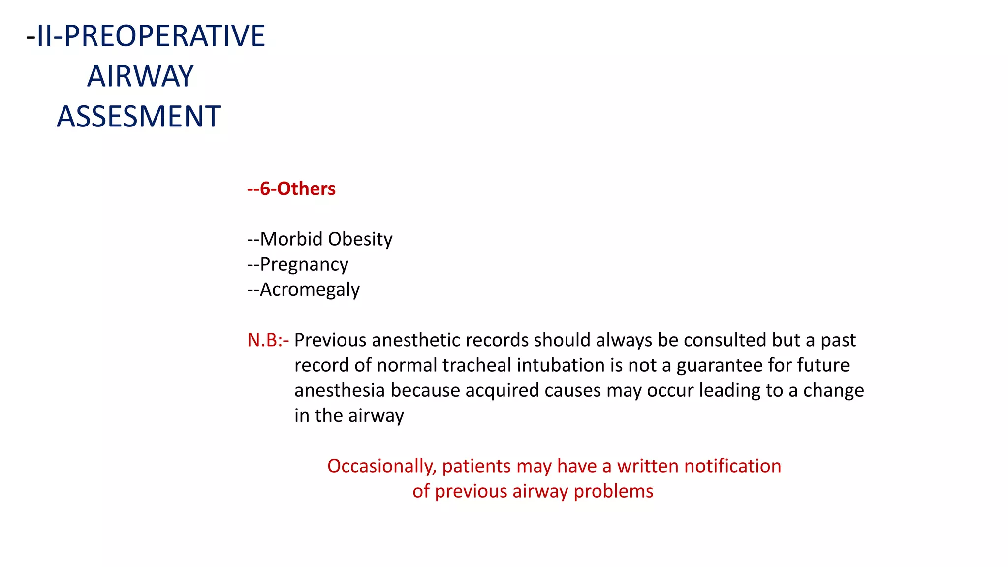 Airway assesment part 1 | PPTX