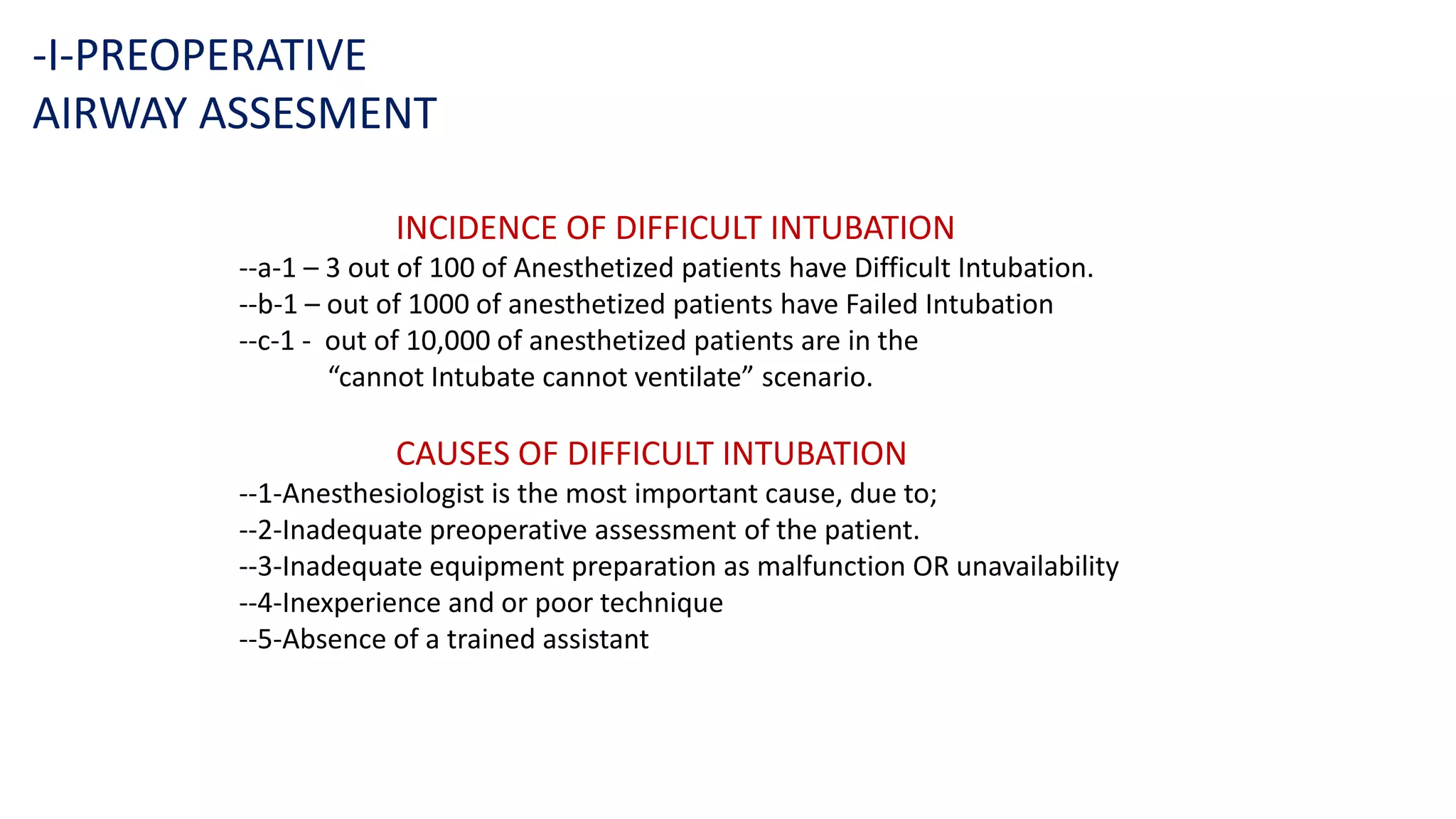 Airway assesment part 1 | PPTX