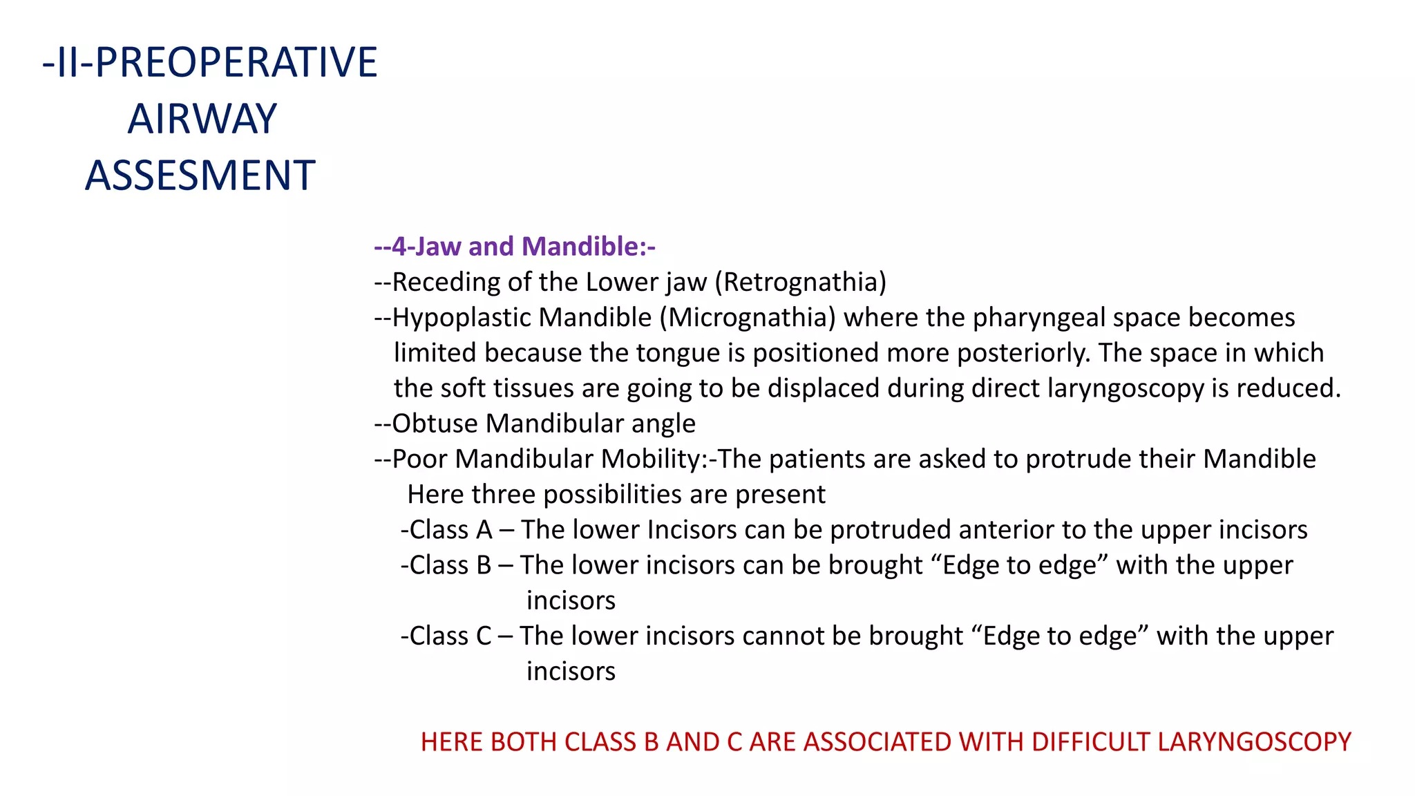 Airway assesment part 1 | PPTX