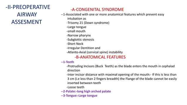 Airway assesment part 1 | PPTX