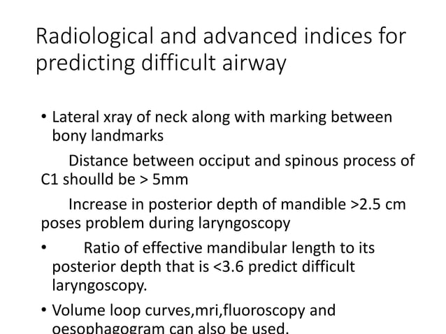 Airway Assessment in surgery patients -implications | PPT