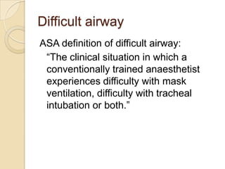 Airway assessment | PPTX