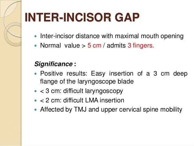 Airway assessment