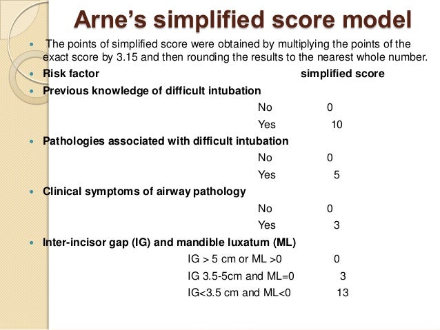 Airway assessment