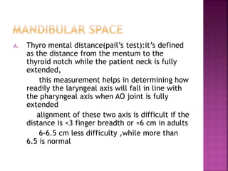 Airway assessment and pedictors of difficult airway....must know for ...