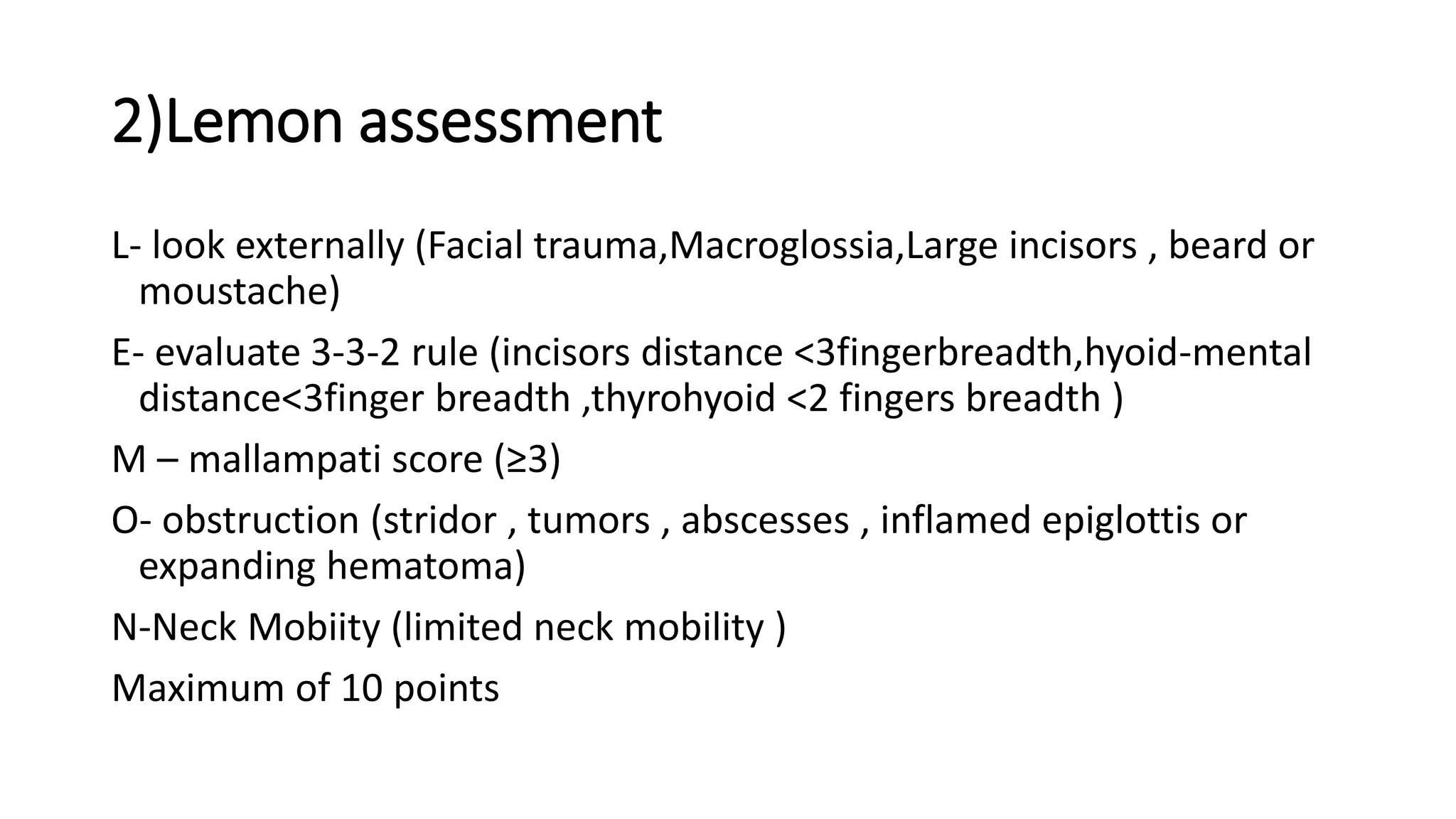 Airway assessment | PPTX