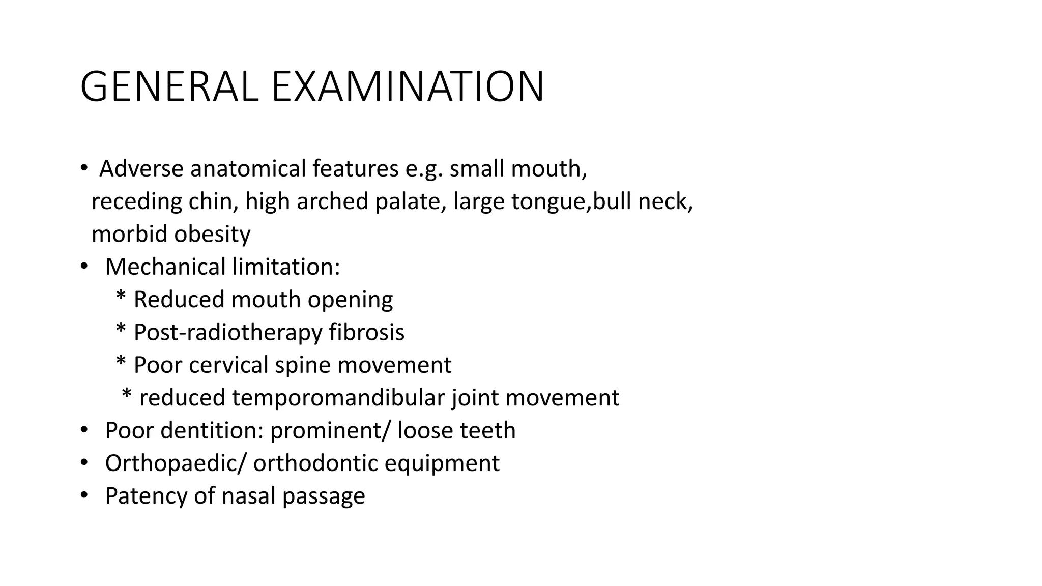 Airway assessment | PPTX