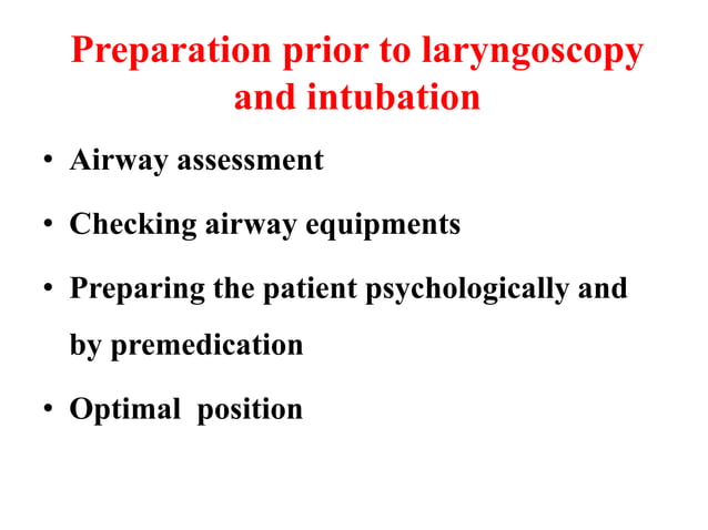AIRWAY ASSESSMENT IN PAEDIATRICS PATIENTS-LARYNGOSCOPY, INTUBATION ...