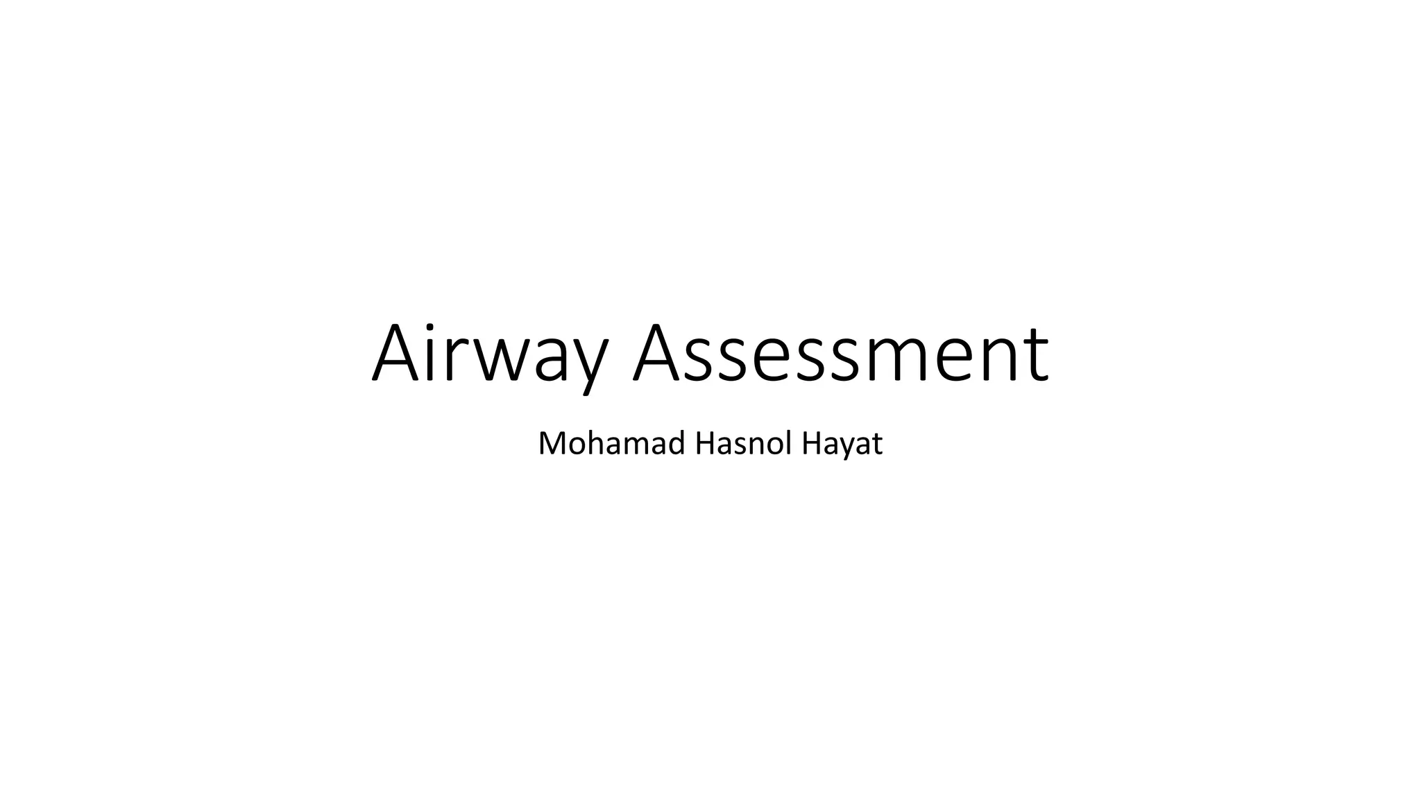 airway assessment.pptx