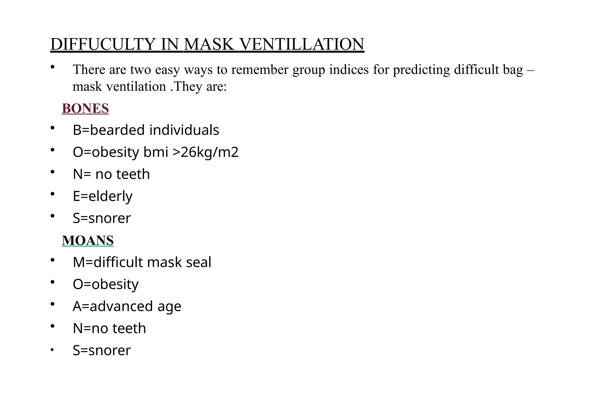 airway assessment in anesthesia basics o | PPTX