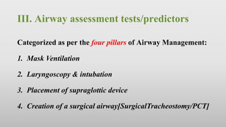 Airway assessment between adult & paediatrics | PPTX
