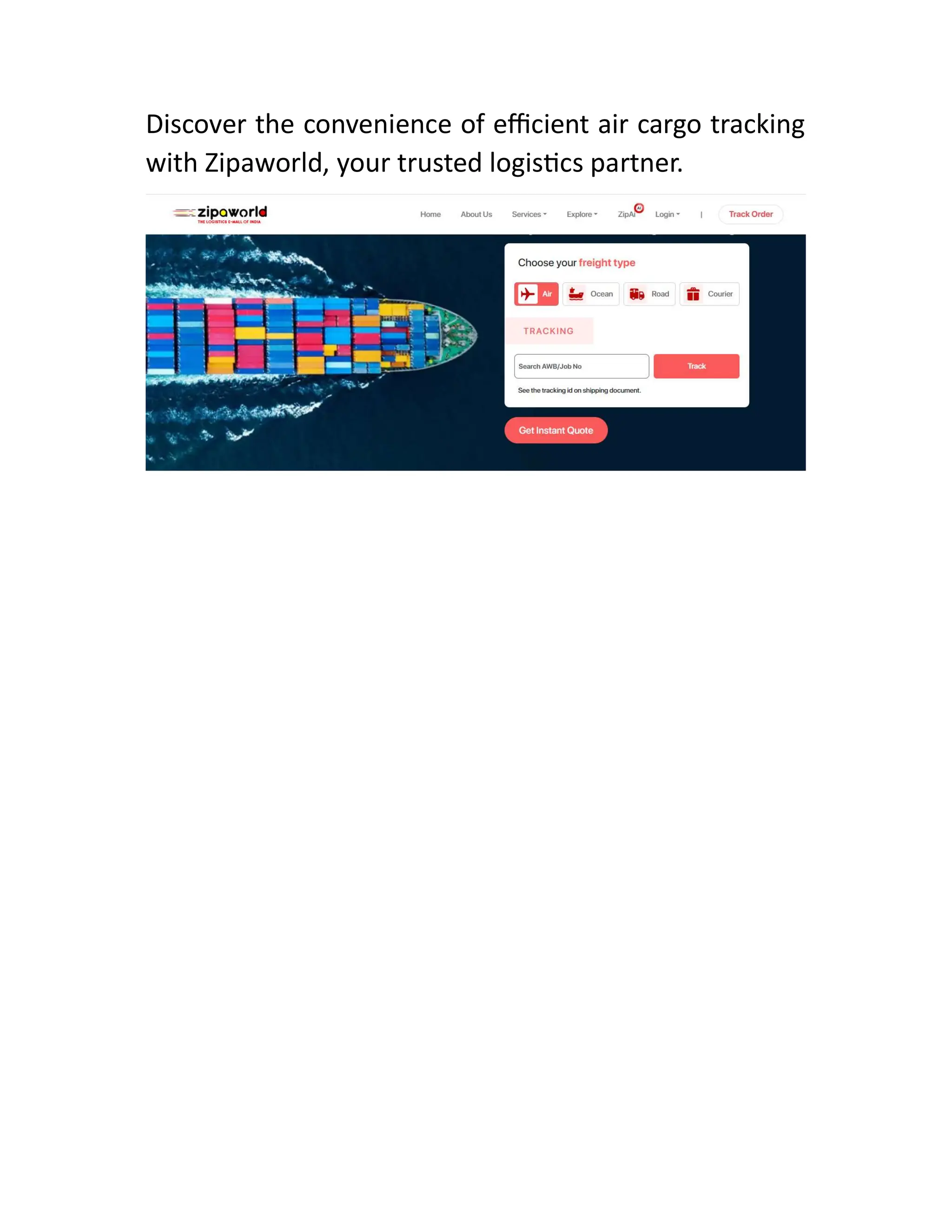 Air Waybill (AWB) Tracking Made Simple with Zipaworld | PDF
