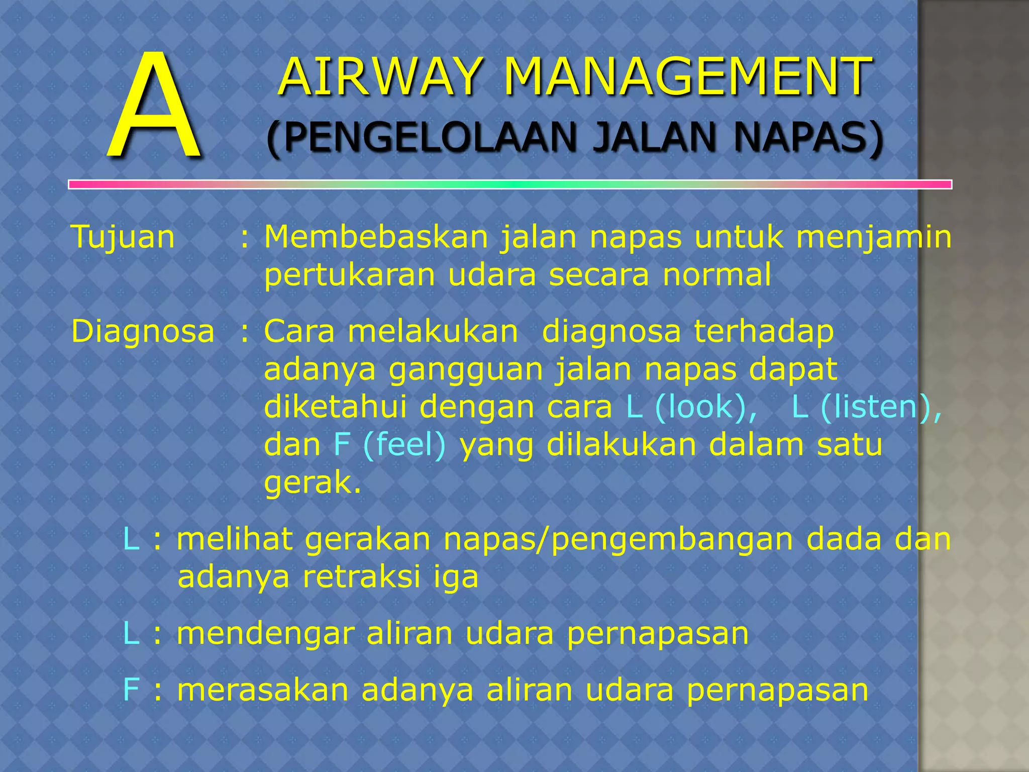 Airway, Breathing dan Circulation (ABC) | PPTX