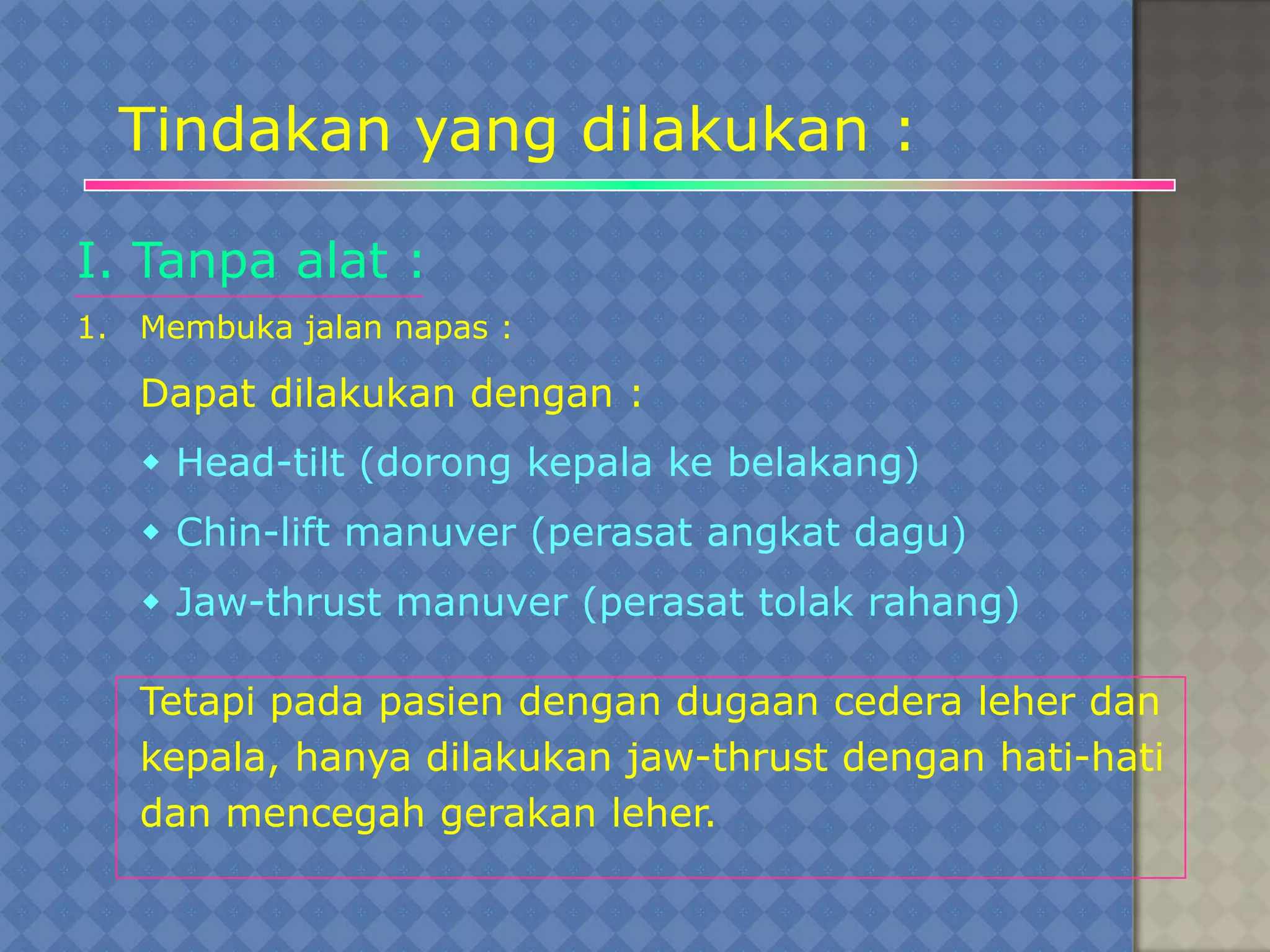 Airway, Breathing dan Circulation (ABC) | PPTX