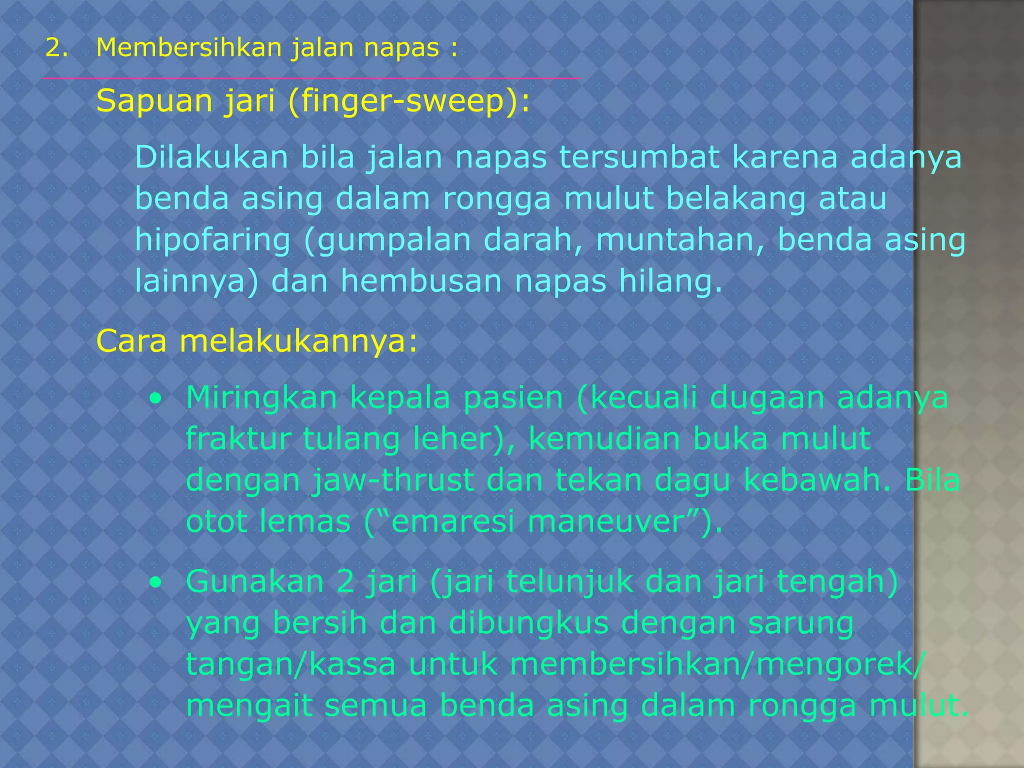 Airway, Breathing dan Circulation (ABC) | PPTX