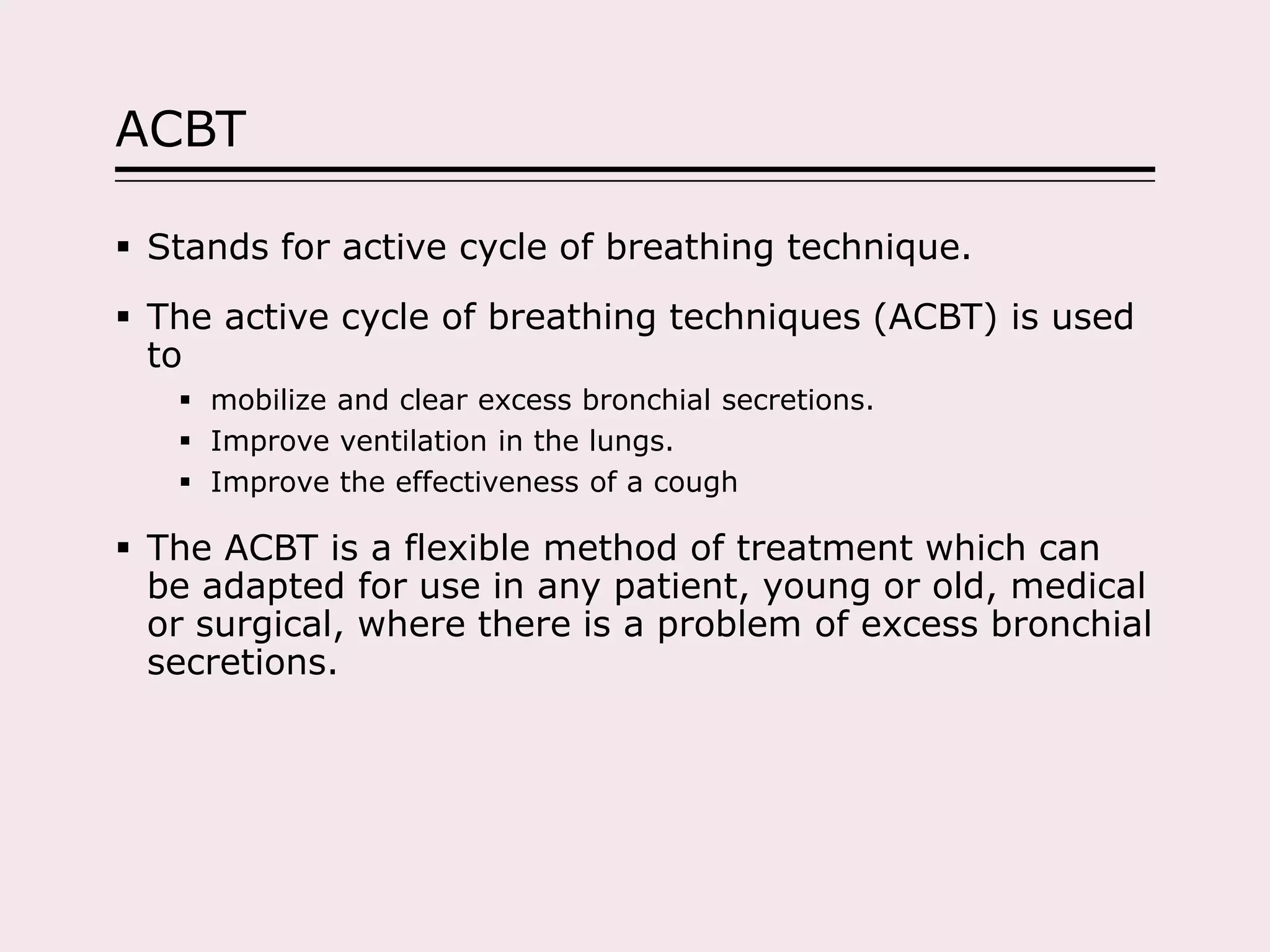 Airway clearance techniques | PPTX