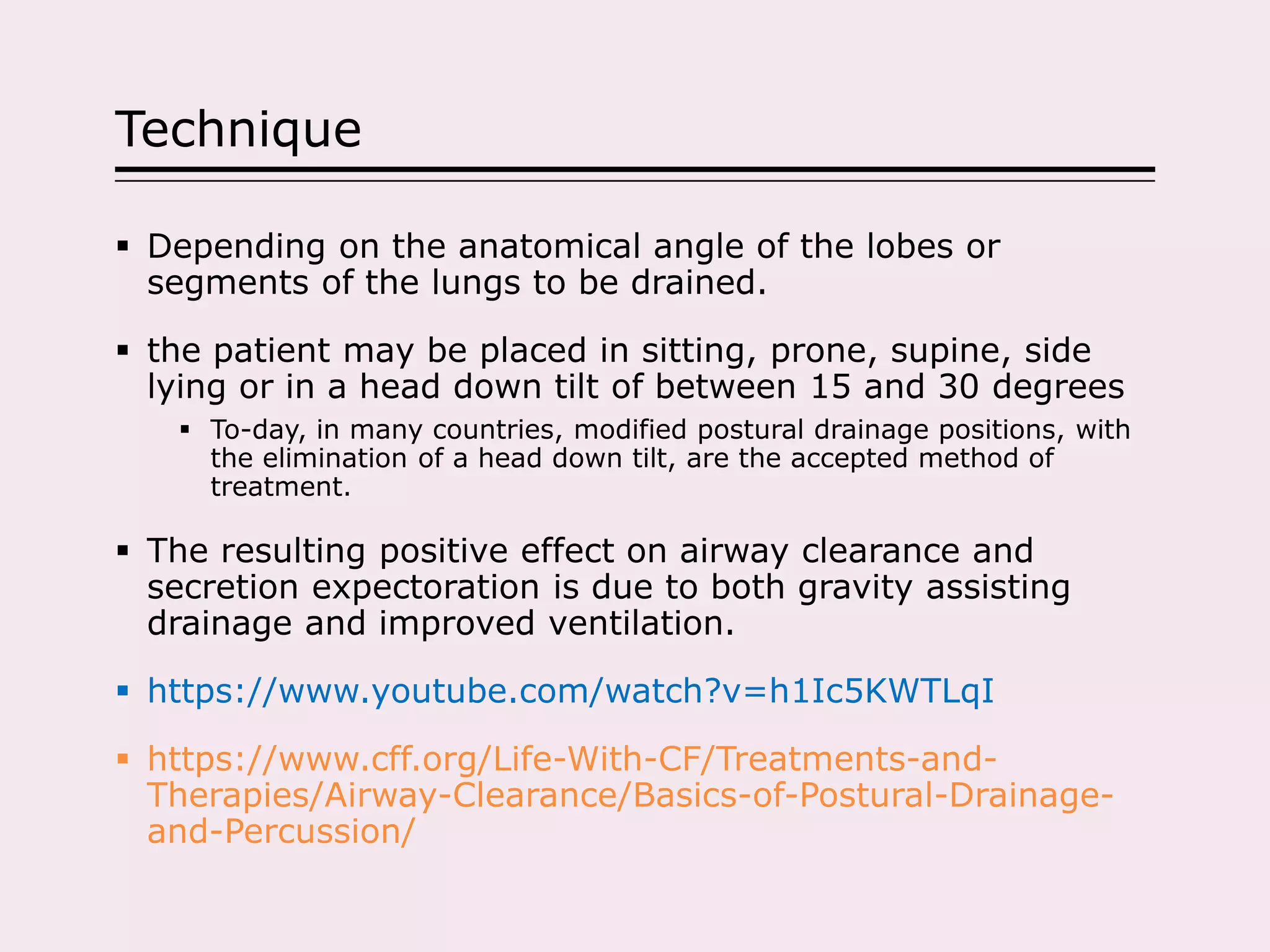 Airway clearance techniques | PPTX