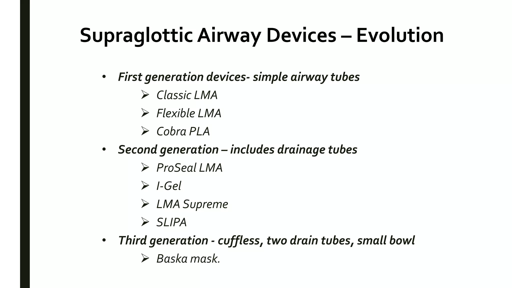 Airway devices and adjuncts | PPTX