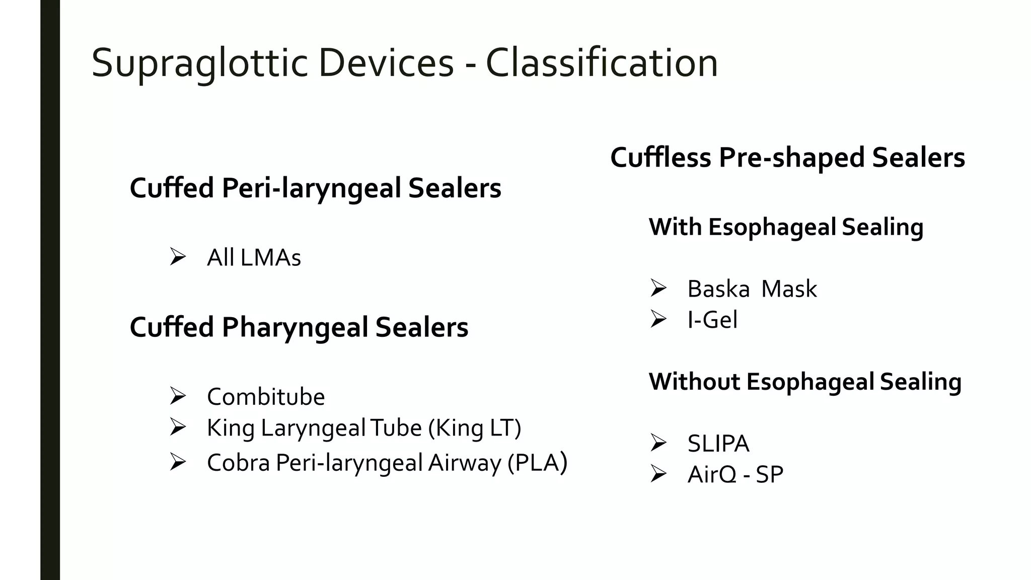 Airway devices and adjuncts | PPTX